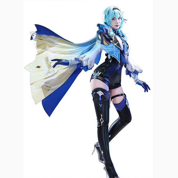 DokiDoki-SR Game Genshin Impact Cosplay Eula Costume / Shoes ...